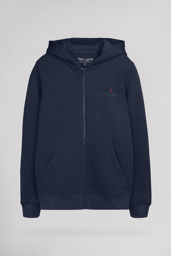 Gilet sweat à capuche GICLASS JIM HZ JR TOTAL NAVY – Teddy Smith