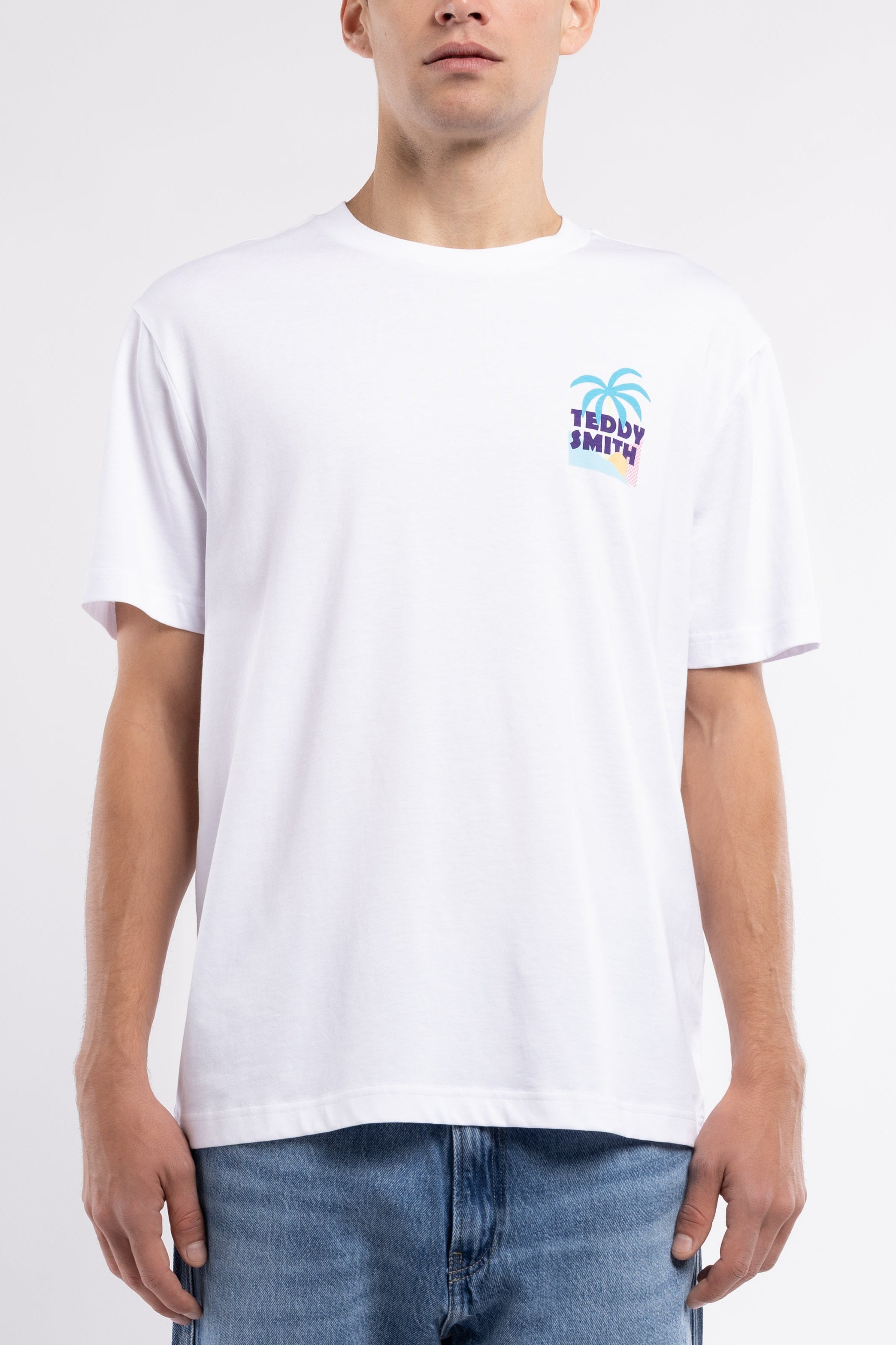 T-shirt oversize T-BECK MC BLANC – Teddy Smith